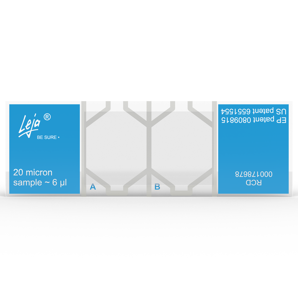 Leja Slides - 20 μm - 2 chambers (25x) | myAKYmed
